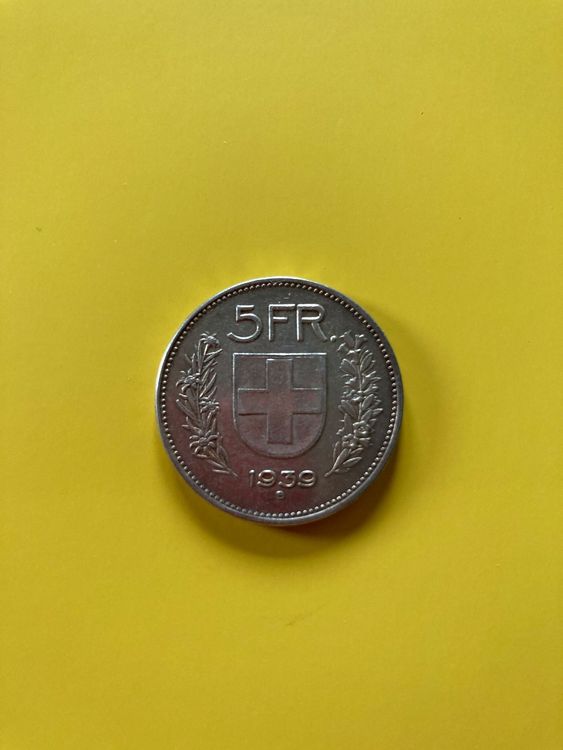 5 Franken 1939 | Kaufen auf Ricardo