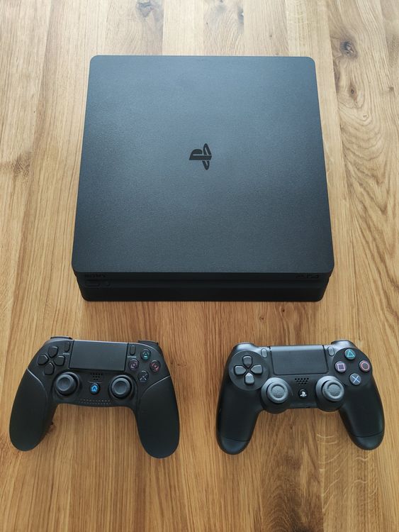 Sony PS 4 Slim 1TB - Inkl. 2x Controller und 6x Games (Neu (gemäss ...