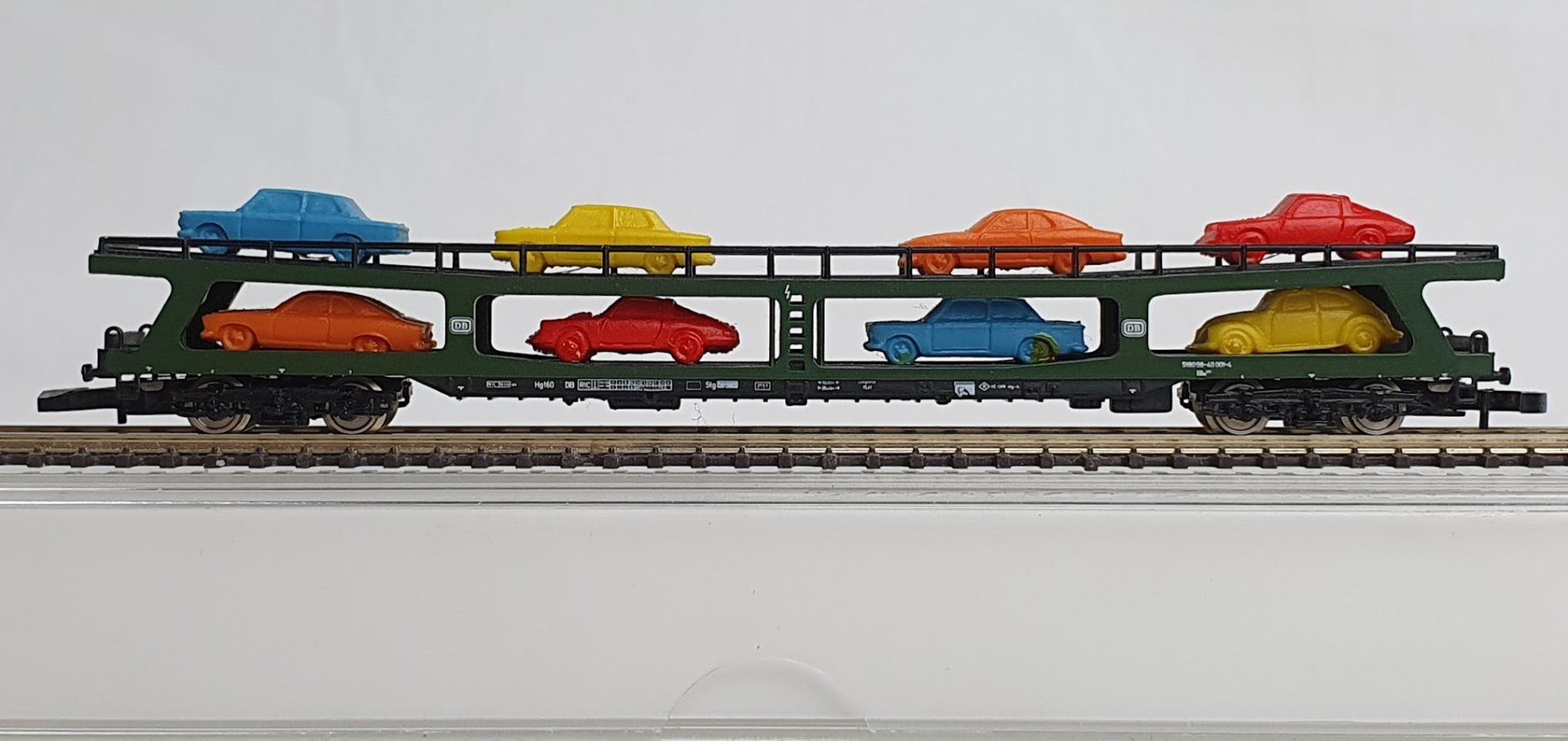 Märklin/mini-club 8714 DB Reisezug Autotransportwagen, OVP (Gebraucht ...