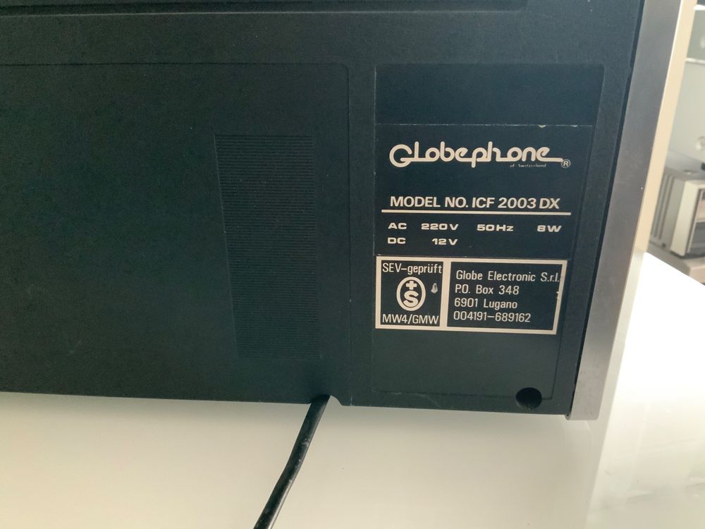 Globephone "Space Commander ICF 2003 DX Weltempfänger (Gebraucht) in ...