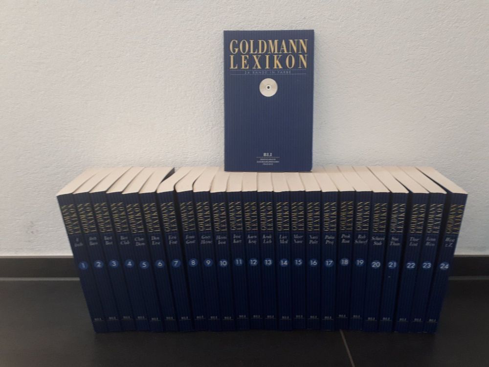 Goldmann Lexikon 24 Bänder inkl. CD-ROM (Gebraucht) in Gümmenen für CHF ...