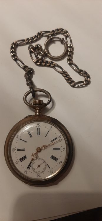 Antike Taschenuhr Remontoir ANCRE Ligne Droite 15Rubis | Kaufen auf Ricardo