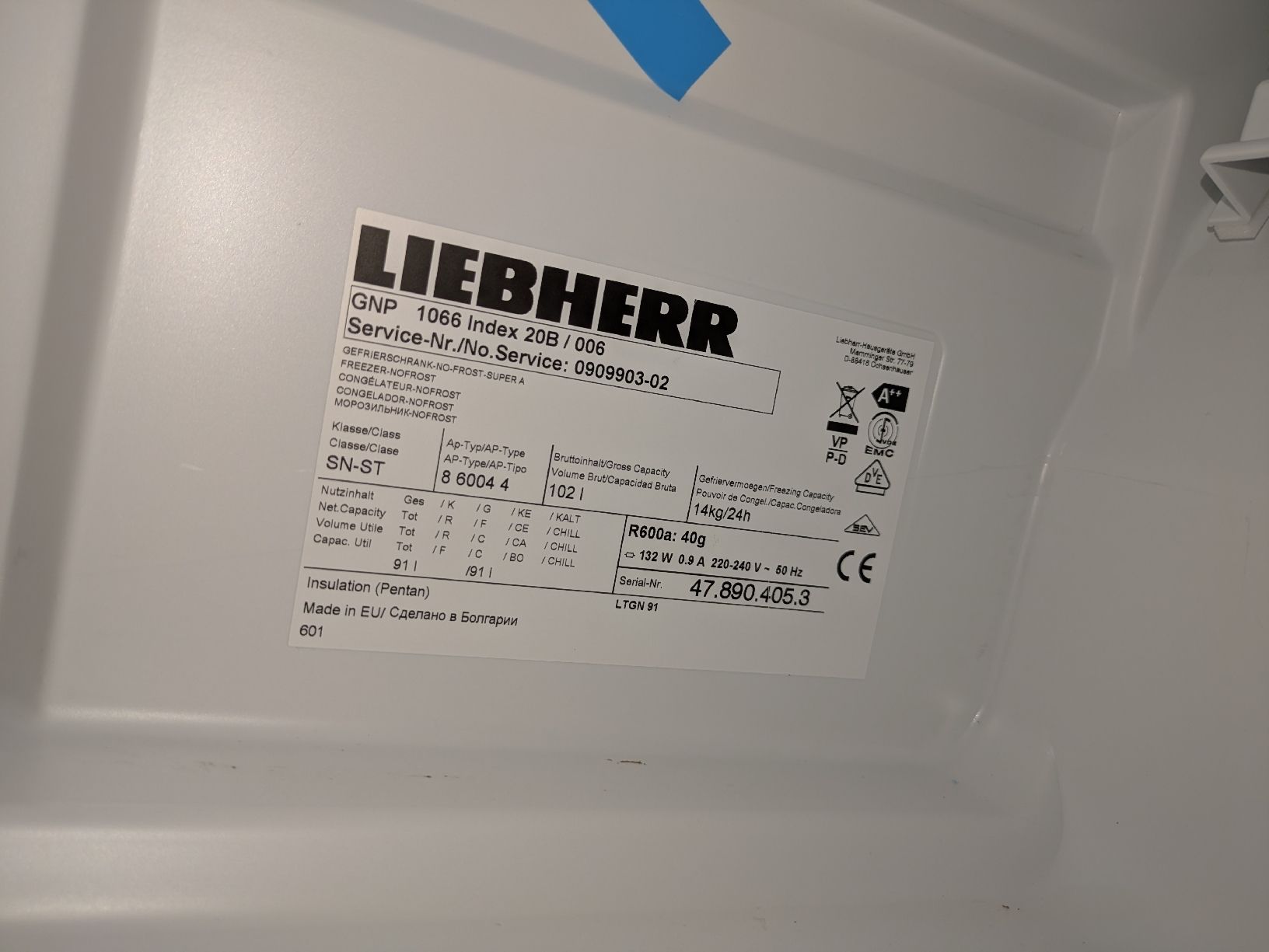 Liebherr Gefrierschrank (Gebraucht) in Winterthur für CHF 150 – nur ...