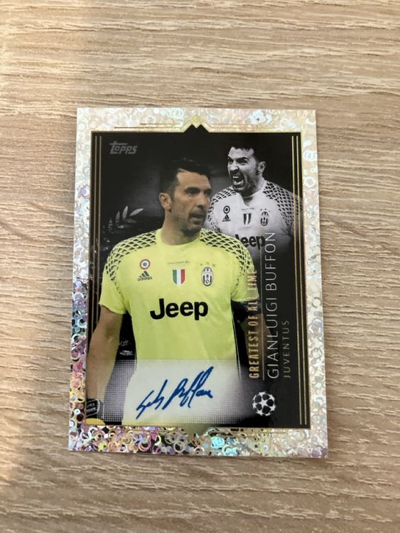 Topps Champions League 2023-24 Buffon Signature Nr 730 (Neu (gemäss ...