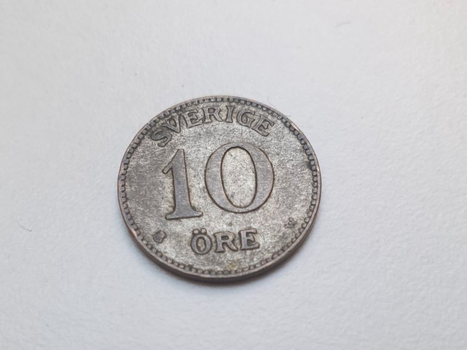 🇸🇪 10 Øre 1919. Billon. Gustaf V (Gebraucht) in Pully für CHF 4.5 – mit ...