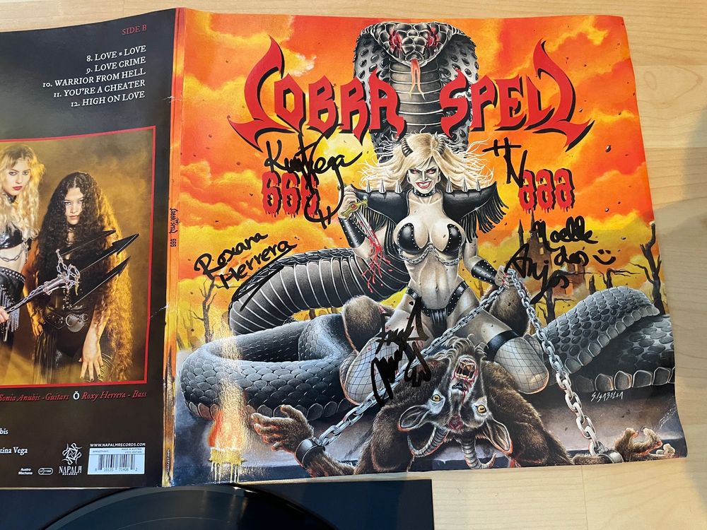 Cobra Spell - 666 Vinyl Lp KOMPLETT SIGNIERT (Gebraucht) in Endingen ...