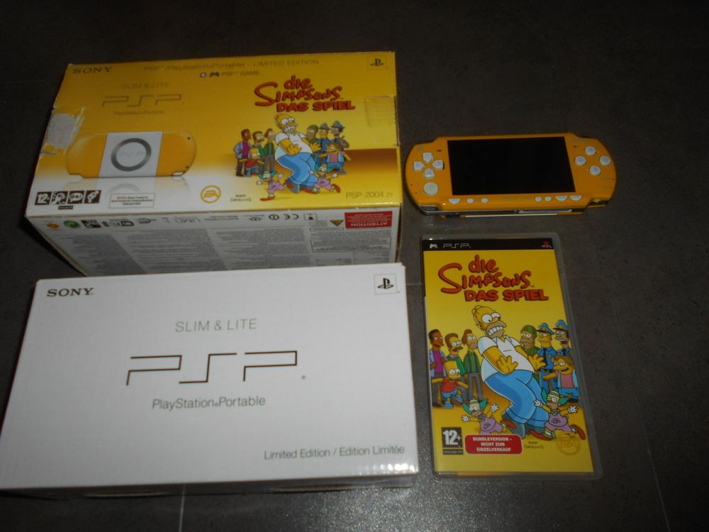 Sony PSP Limited Slim & Lite The Simpsons Edition | Kaufen auf Ricardo