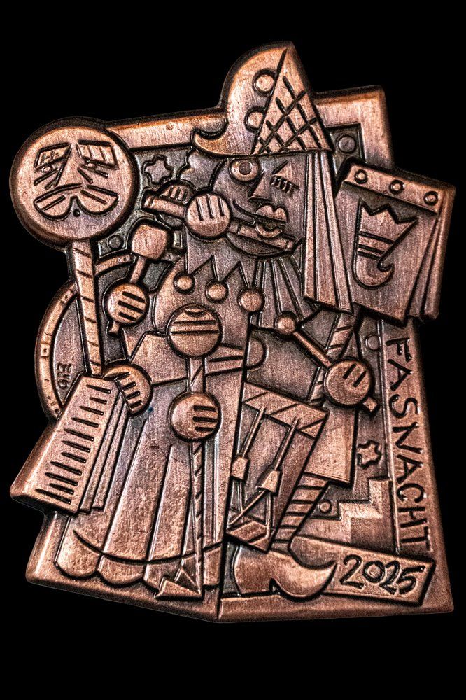 Blaggedde 2025 Basler Fasnacht Kupfer | Kaufen auf Ricardo