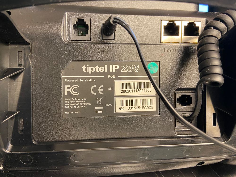 Tiptel IP-Telefon IP 286 für VoIP mit SIP | Kaufen auf Ricardo