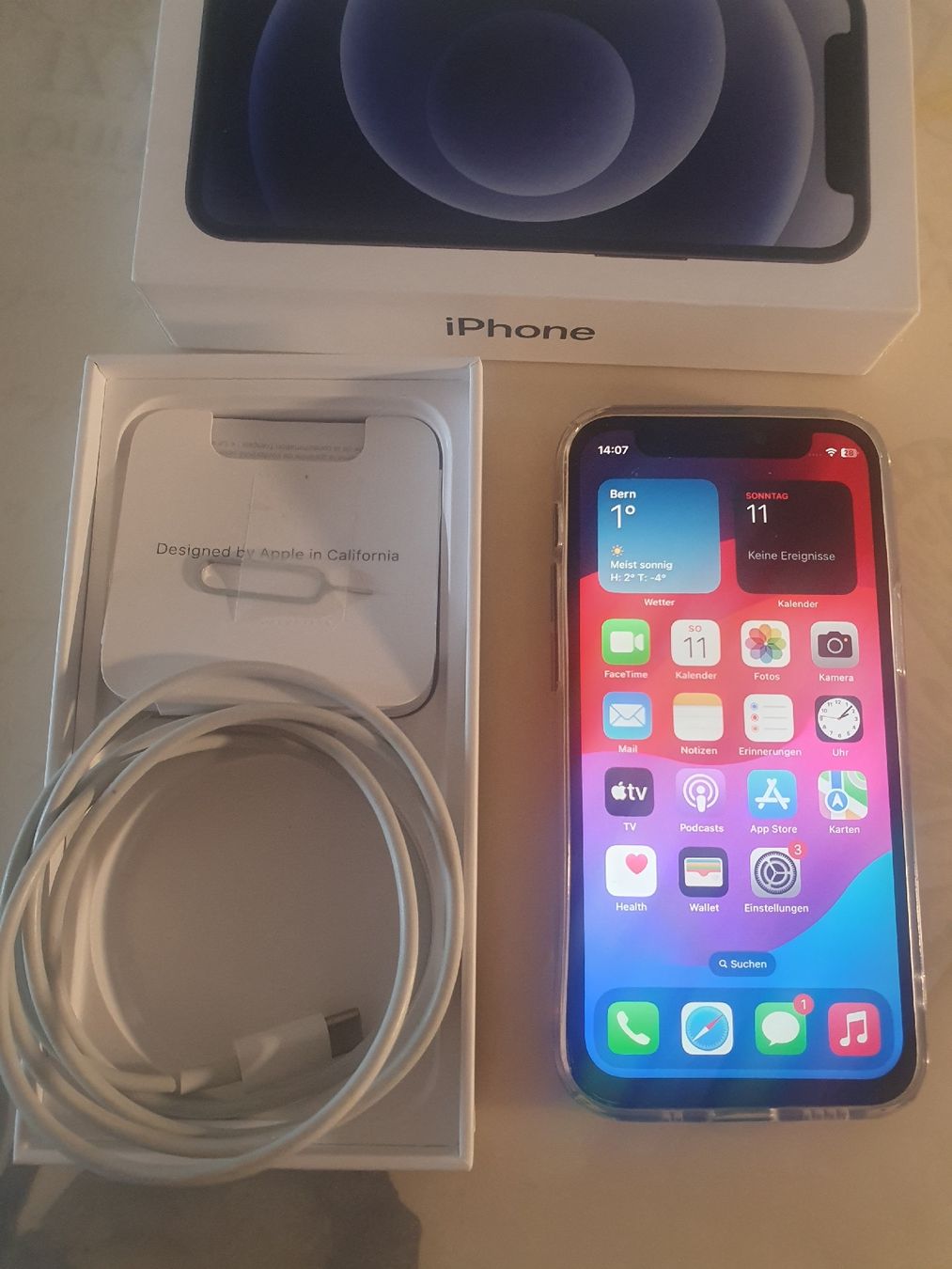 iPhone 12 mini 64 GB Akku 100% + Zubehör (Gebraucht) in Lützelflüh ...