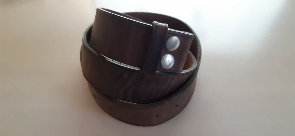 BRAUNER ECHT-LEDER-GÜRTEL 98cm (Gebraucht) in Schinznach-Bad für CHF 10 ...