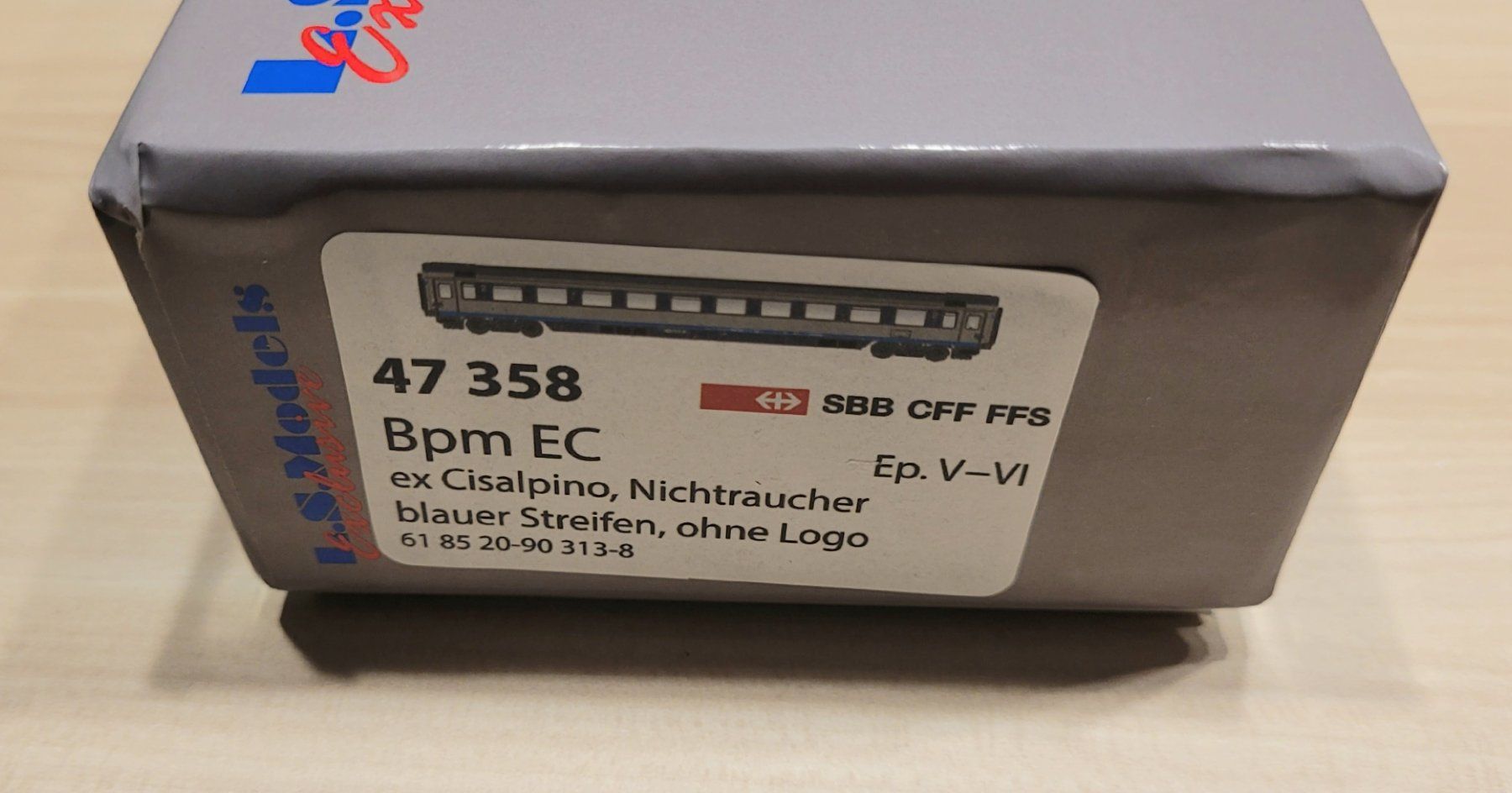 LS Models 47358 SBB CFF FFS Bpm ex CISALPINO ohne Logo (Neu und ...