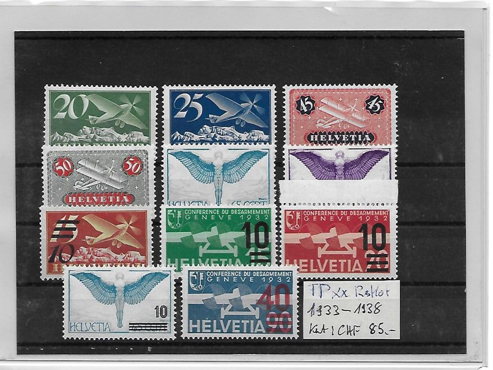 FP ** Restlot 1933 - 1938 Kat: CHF 85.- (Neu (gemäss Beschreibung)) in Basel für CHF 2 – mit ...