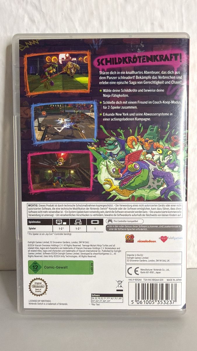 Teenage Mutant Ninja Turtles: Mutant Mayhem - Switch Game (Gebraucht ...