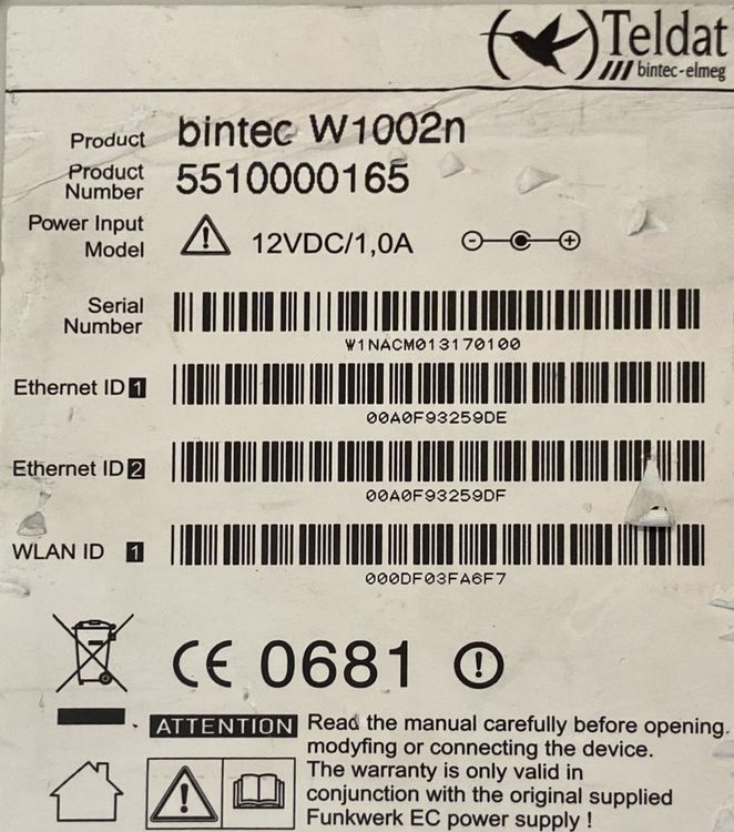 Bintec Access point W1002n | Kaufen auf Ricardo