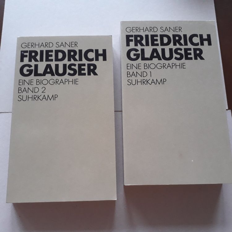 Friedrich Glauser Biographie (Gebraucht) in Zürich für CHF 11 – mit ...