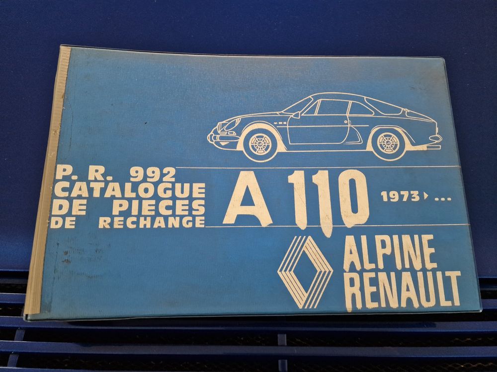 Alpine Renault A110 ET Katalog catalogue PR 992 1972 | Kaufen auf Ricardo