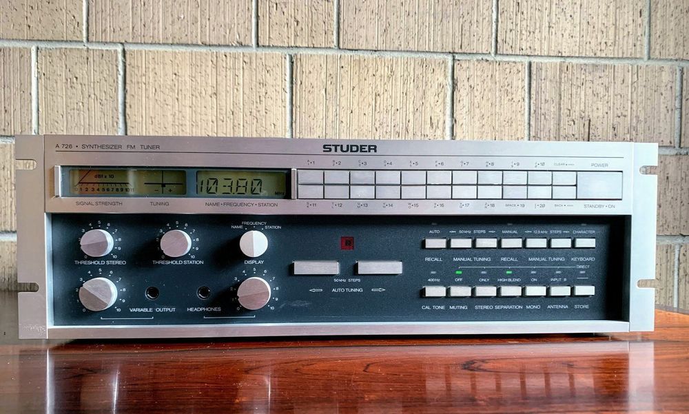 Studer FM Tuner A726 - Vintage pur | Kaufen auf Ricardo