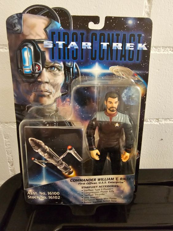 Star Trek First Contact - Commander William T. Riker - 1996 (Neu und ...