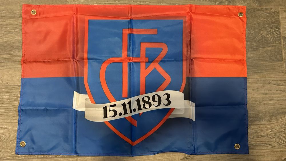 FC Basel Flagge 130 Joor 83x55cm (Neu (gemäss Beschreibung)) in Diegten ...