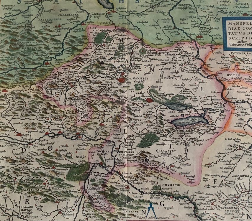 Tilemann Stella (1525-1589) Antike Landkarte | Kaufen auf Ricardo