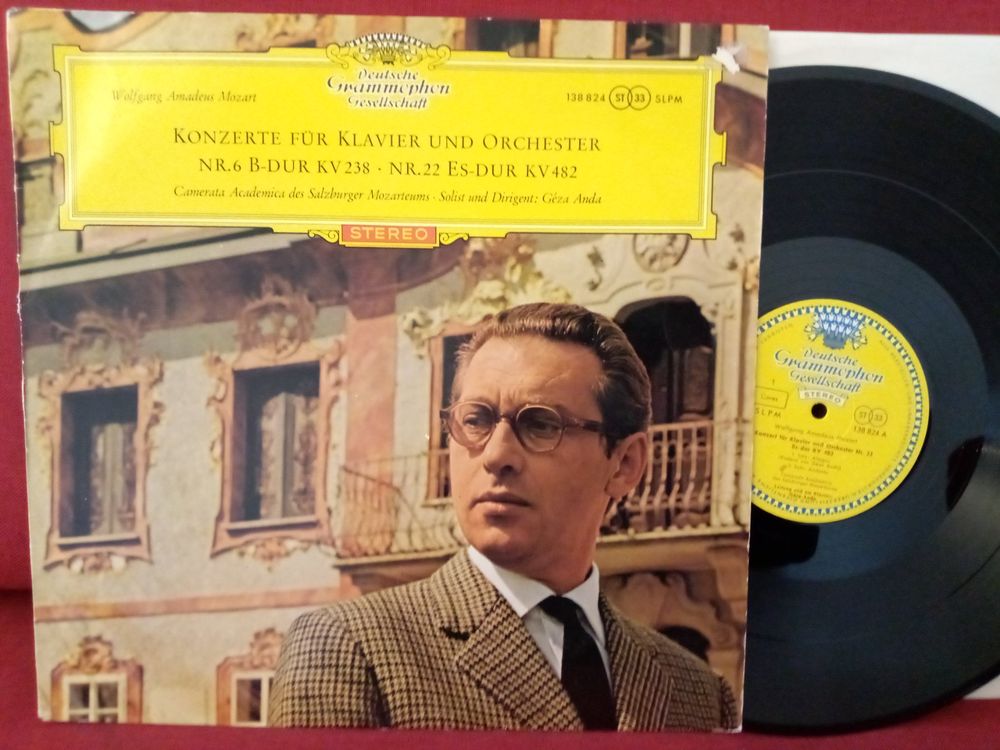 MOZART: Klavierkonzerte 6 & 22, ANDA; LP DGG red stereo | Kaufen auf Ricardo