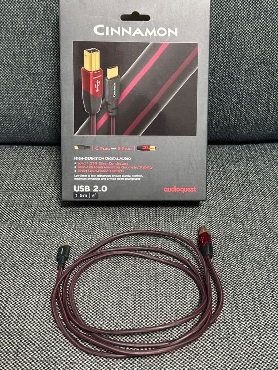 Audioquest Cinnamon USB C-B Kabel 1,5 Meter (2 von 2) (Gebraucht) in ...
