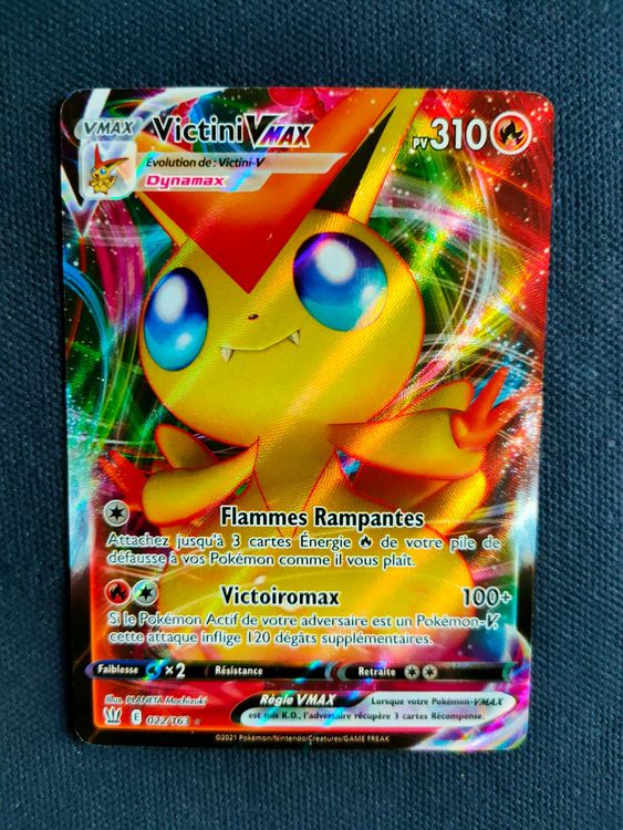 Carte Pokemon Victini Vmax Styles de Combat Français Fr Rare | Kaufen ...