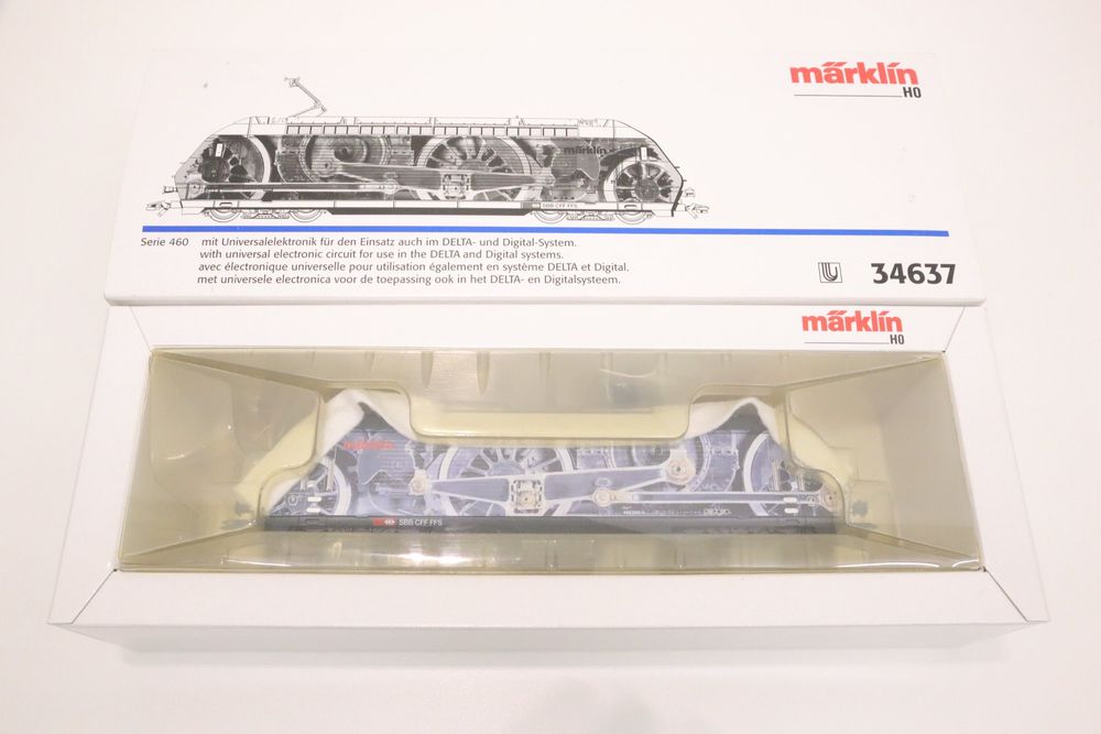 Märklin 34637 SBB Re 460 "Krokodilgestänge", AC Delta, H0 | Kaufen auf ...