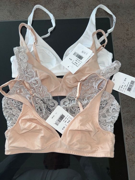 4 BH HANRO 70A ohne Bügel neu (Neu (gemäss Beschreibung)) in Dornach ...