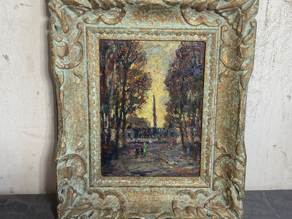 Henri PICCOT (XX) Tableaux peinture sur toile signée | Kaufen auf Ricardo