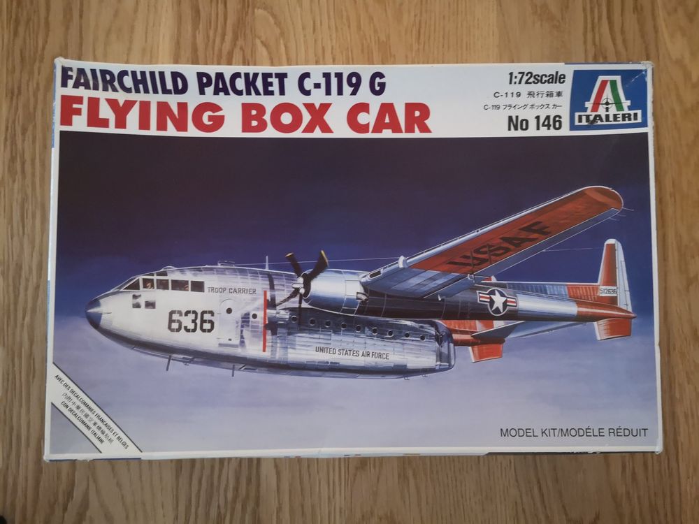 Fairchild Packet C-119G Flying Box Car (Italeri – 1/72) (Gebraucht) in ...
