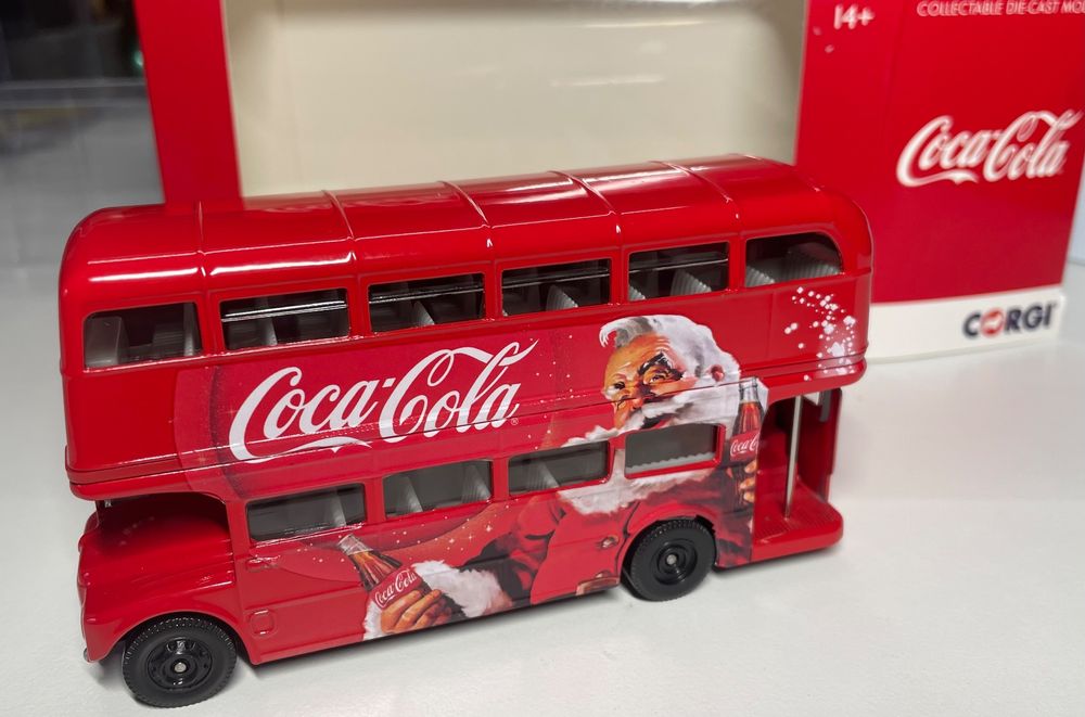 London Bus "Coca Cola/Santa Claus" 1:64 | Kaufen auf Ricardo