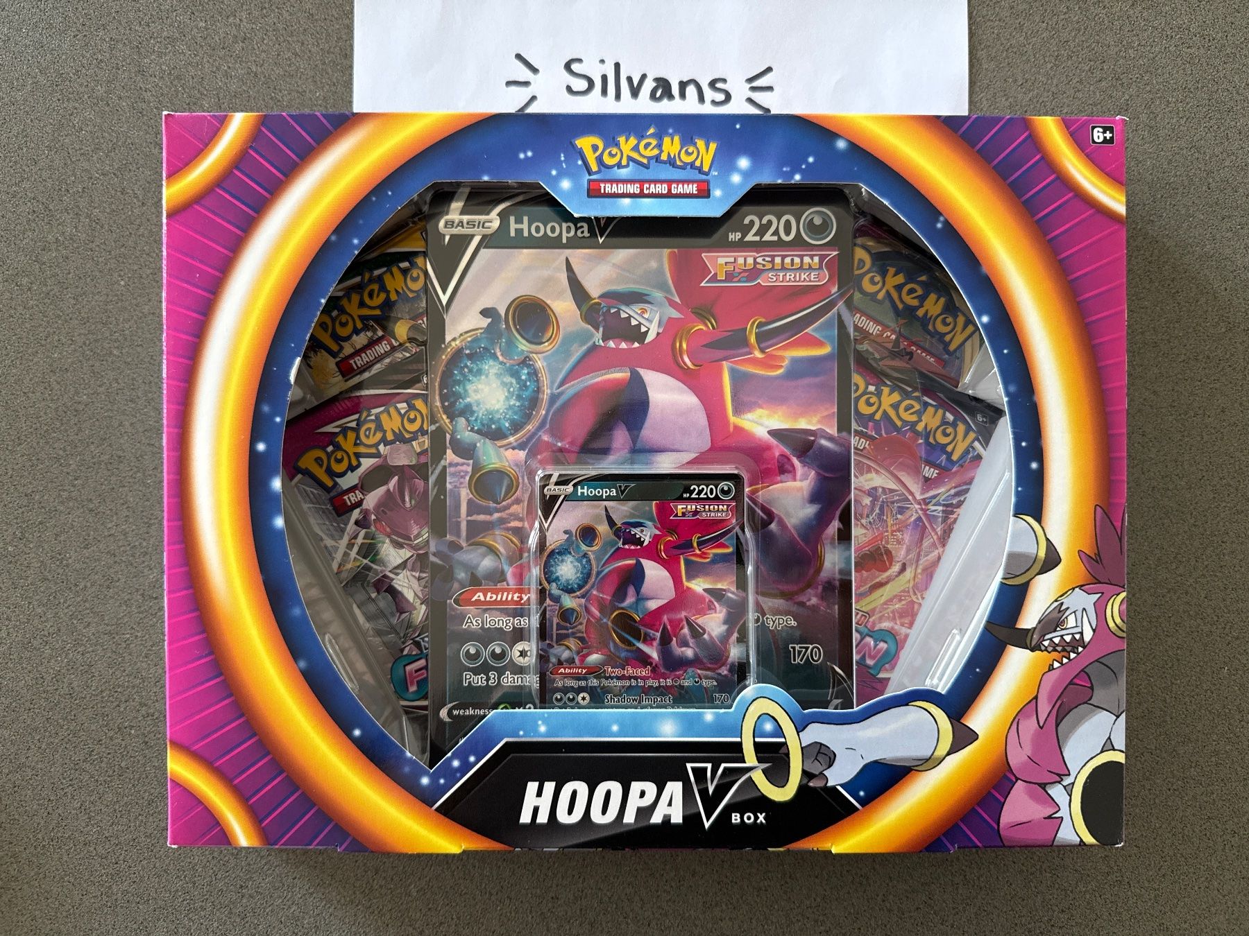 🇺🇸 Hoopa V Box Englisch 1x Evolving Skies 2x Fusion Strike (Neu und ...