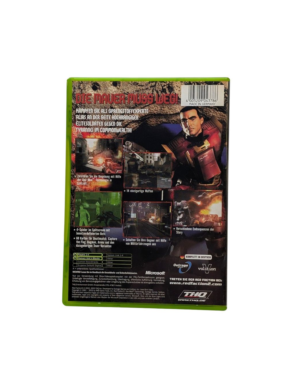 Red Faction II Xbox Classic (Gebraucht) in Domat/Ems für CHF 11 – mit ...