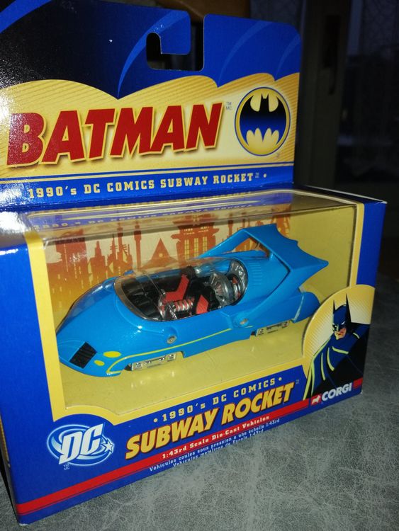 CORGI 1:43 - BATMAN SUBWAY ROCKET - NEU OVP (Neu und originalverpackt ...