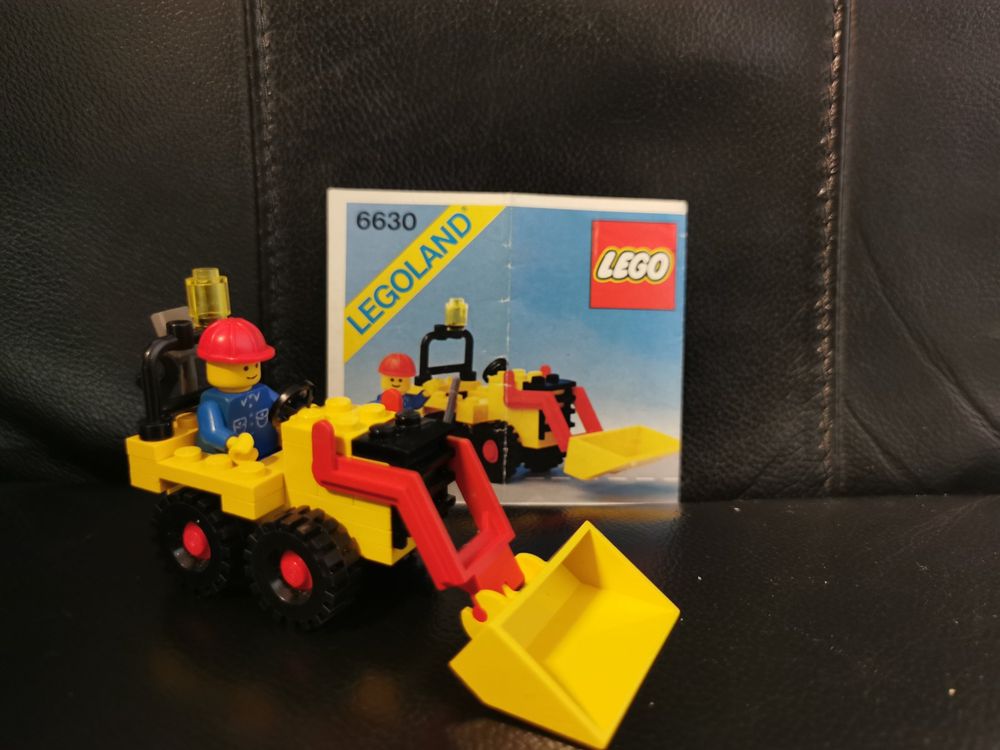 Lego Vintage Set 6630 Bagger mit Bauarbeiter | Kaufen auf Ricardo