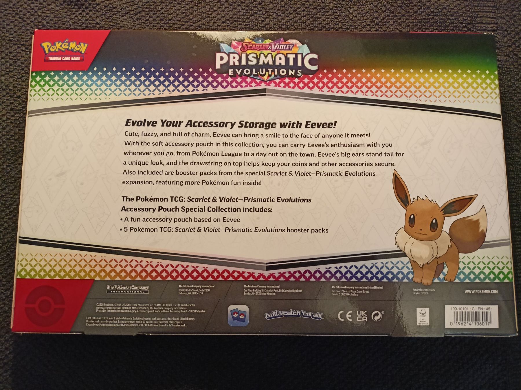 Prismatic Evolutions Accessory Pouch Collection (ENG) (Neuf avec ...