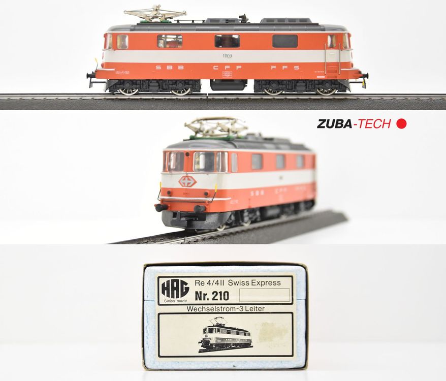 HAG 210 E-Lok Re 4/4 II Swiss Express SBB H0 WS Analog OVP (Gebraucht) in St. Gallen für CHF 92 ...