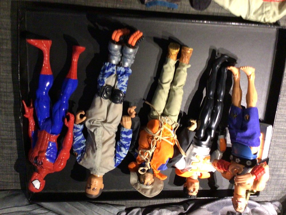 Action Man 199?\2000 mit viel zubehör und Spiderman (Gebraucht) in ...