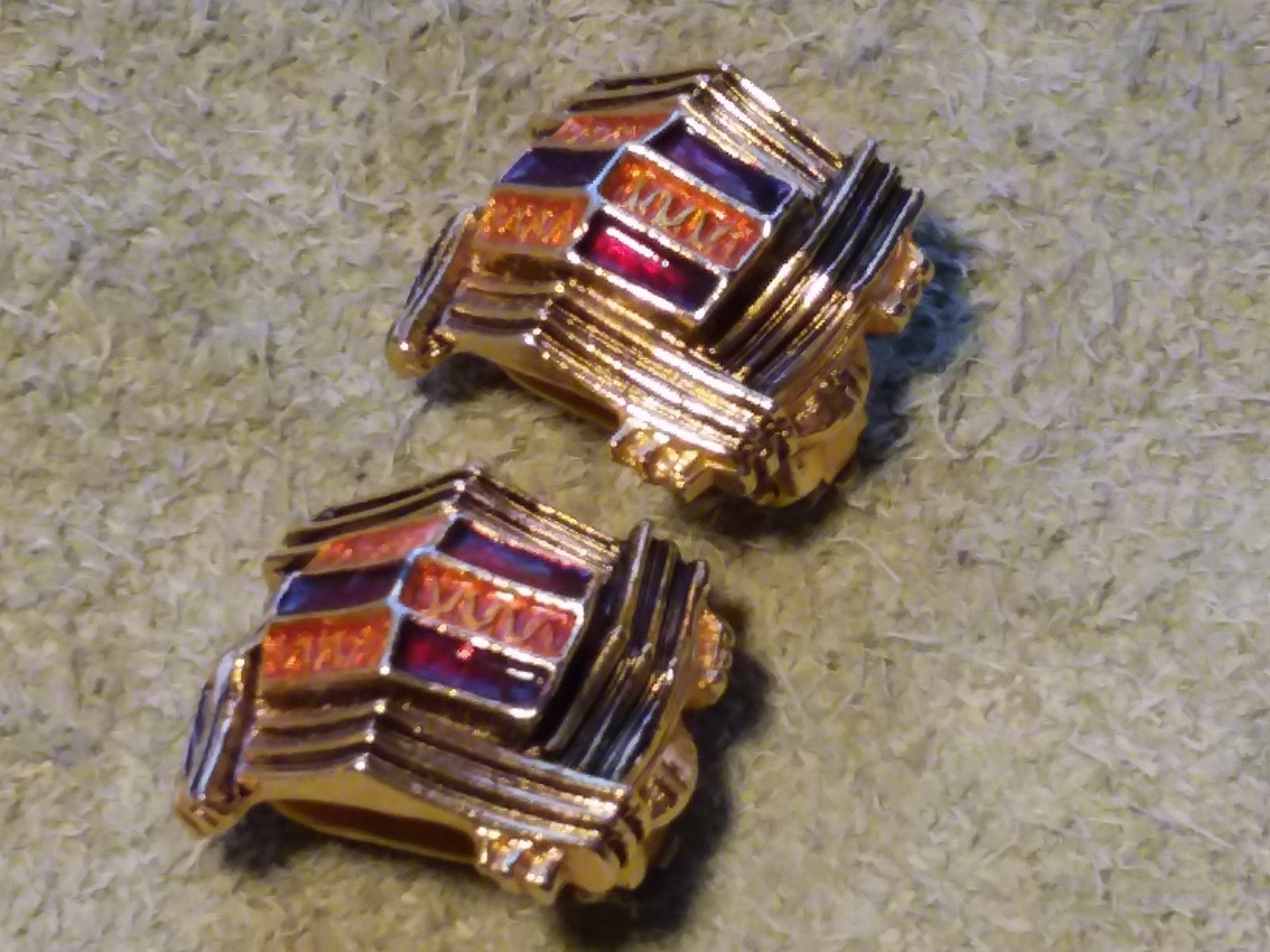 Vintage signierte Ohrclips von David Grau 70er Jahre (Gebraucht) in ...