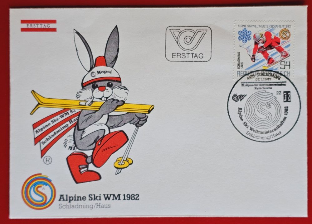 ÖSTERREICH ALPINE SKI WM SCHLADMING FDC 1982 (Neu (gemäss Beschreibung)) in Düdingen für CHF 1 ...