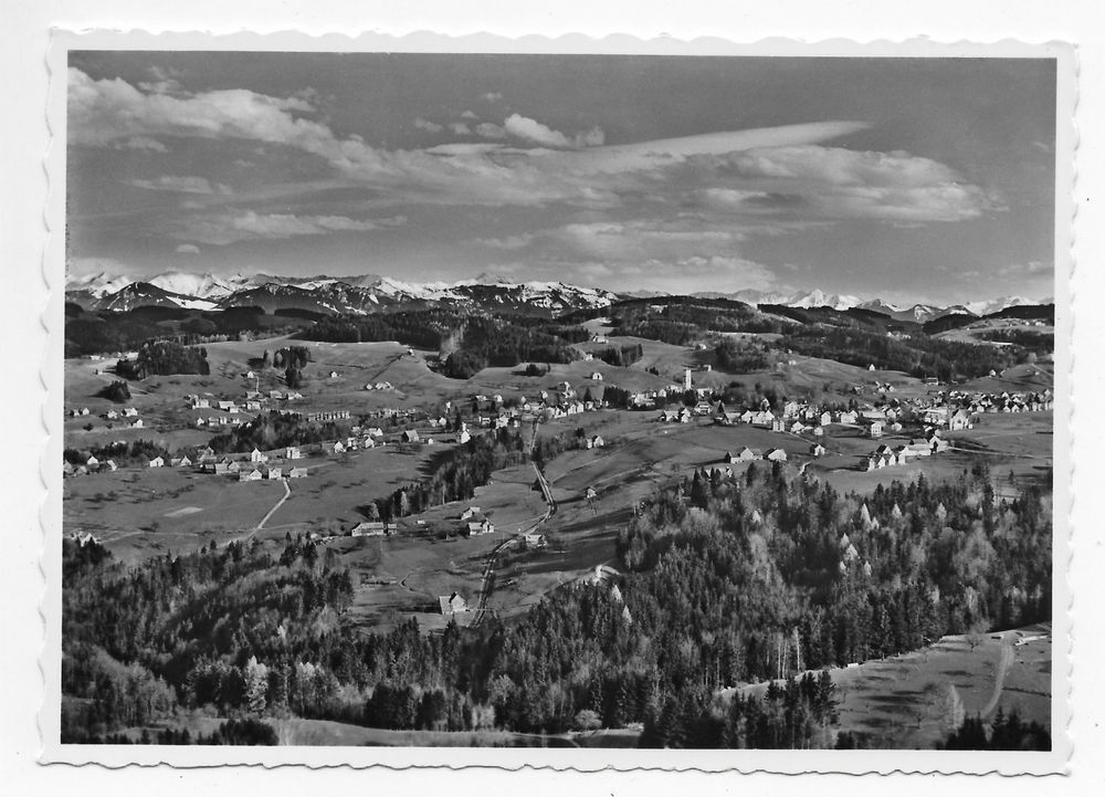 Berghotel Fünfländerblick mi, Blick auf Heiden mit Voralberg (Gebraucht ...