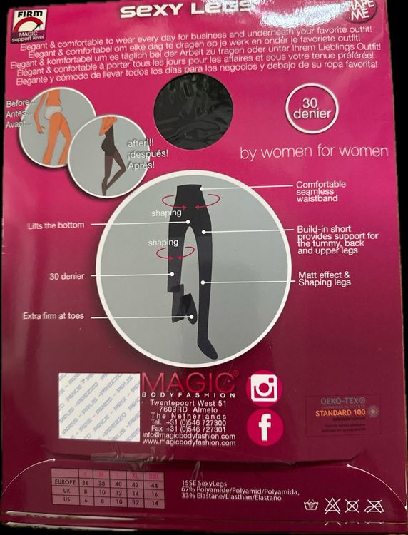 MAGIC Bodyfashion Shaping-Strumpfhose «Sexy Legs», Grösse S (Neu und ...