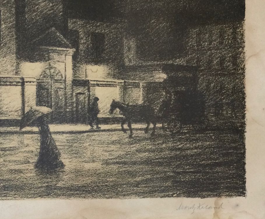 Moritz KALAND (1869-1947) Lithographie Handsigniert (Gebraucht) in Root ...