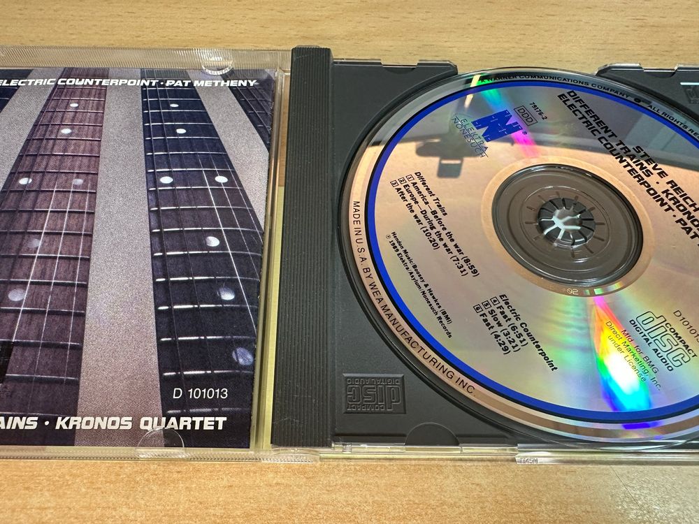 Z4 Steve Reich Kronos Quartet Pat Metheny Different Trains (Gebraucht ...