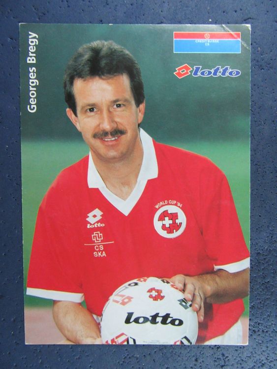 GEORGES BREGY SFV EX-CH-NATI AUTOGRAMMKARTE OHNE UNTERSCHRIF (Gebraucht ...