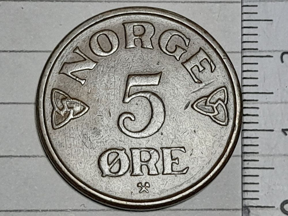 Norwegen 5 Öre 1952 "König Haakon VII" (Gebraucht) in für CHF 1.2 – mit Lieferung auf Ricardo kaufen