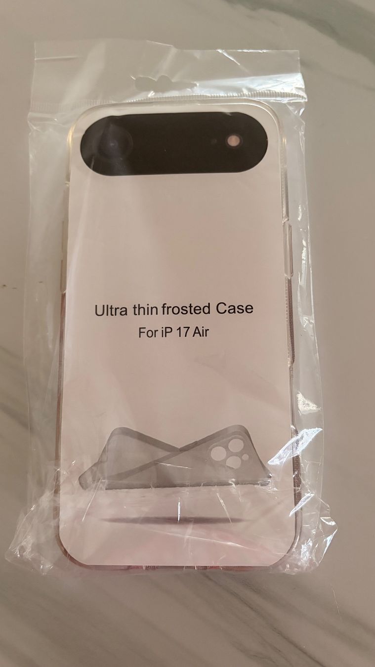 iPhone 17 Air Gummi Schutzhülle - Transparent (Neu (gemäss Beschreibung ...