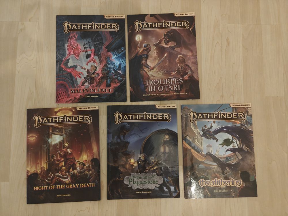 5x Pathfinder 2e adventures - As New (Neu (gemäss Beschreibung)) in ...